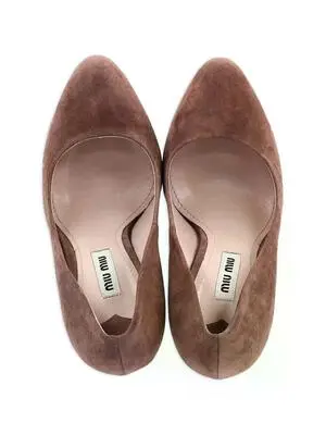 Miu Miu Platform Suede Pumps