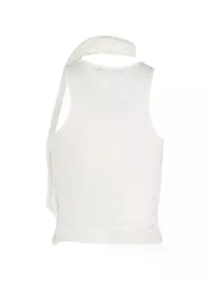 Alexander McQueen Sleeveless Drape Tank Top