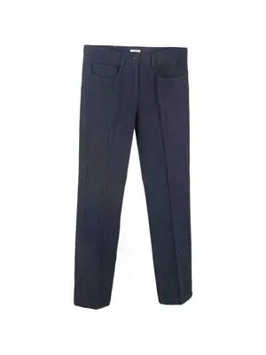 Miu Miu Cropped Wool Trousers