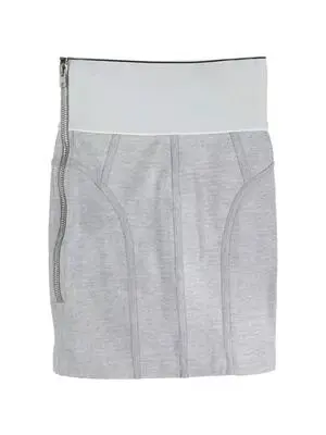 ALEXANDER WANG Elastic-logo Mini Skirt