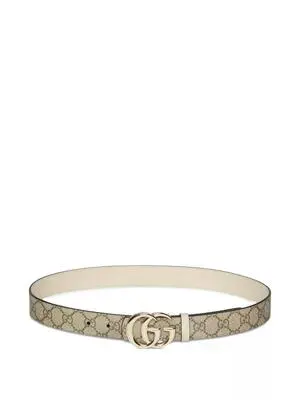 Gucci Gg Marmont Reversible Belt - Neutrals