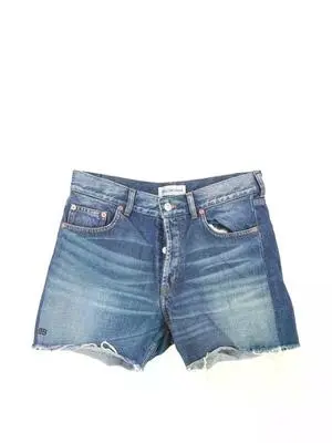 Balenciaga Distressed-effect Denim Shorts