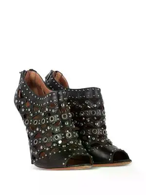 Alaïa Studded Laser-cut Sandals