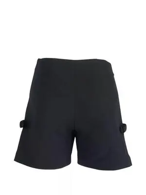 Fendi Bow Detail Wool Shorts
