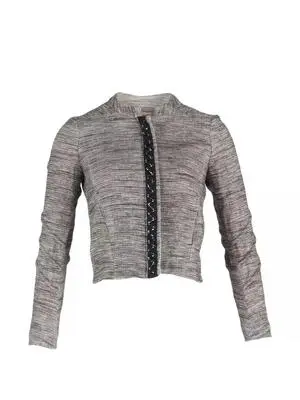 Maje Calli Embellished Cropped Jacket