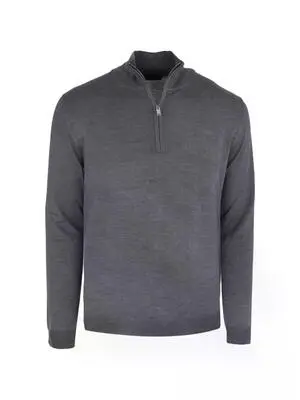 SLOWEAR Turtle-neck Half-zip Sweater