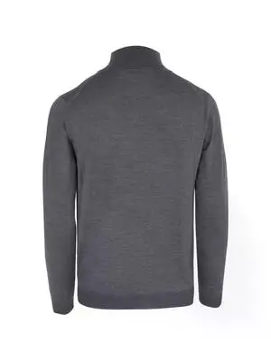 SLOWEAR Turtle-neck Half-zip Sweater