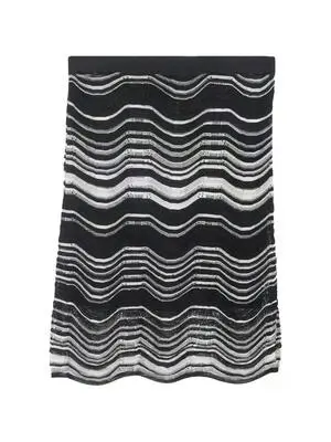 Missoni Wave-patterned Mini Skirt