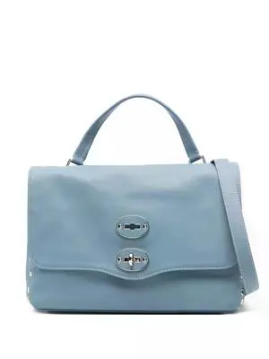 ZANELLATO Small Studded Postina Tote - Blue