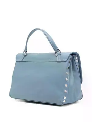ZANELLATO Small Studded Postina Tote - Blue
