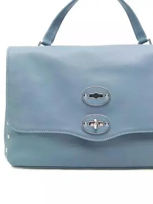 ZANELLATO Small Studded Postina Tote - Blue