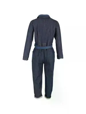 A.p.c. Rosie Belted Denim Jumpsuit