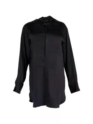 Bottega Veneta Textured-panel Silk Shirt