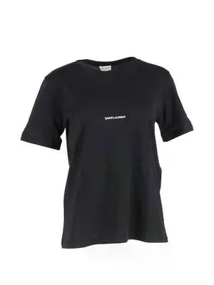 Saint Laurent Straight Hem T-shirts For Women