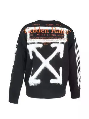 Off-White Long-sleeve Cotton Sweatshirt