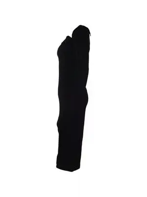 Oscar De La Renta Draped Asymmetric Midi Dress