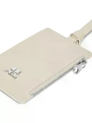 COURREGES Naplack Zip Cardholder - Neutrals