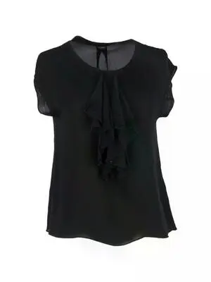 JOSEPH Silk Ruffle Blouse