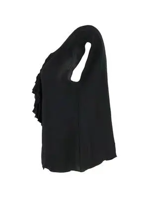 JOSEPH Silk Ruffle Blouse