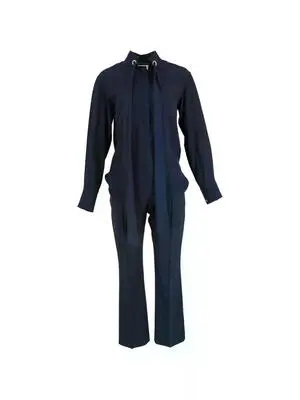 Chloé Tie-neck Trousers And Blouse Set