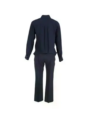 Chloé Tie-neck Trousers And Blouse Set