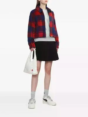 A BATHING APE Checked Jacket With Badge