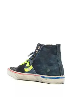 PAUL EASTERLIN Caly Star Colourblock High-top Sneakers