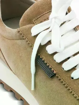 Brunello Cucinelli Lace-up Panelled Sneakers