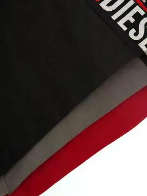 DIESEL® Logo-waistband Slim Boxers - Red