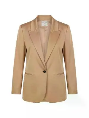 FORTE_FORTE Notched Lapel Single-button Jacket