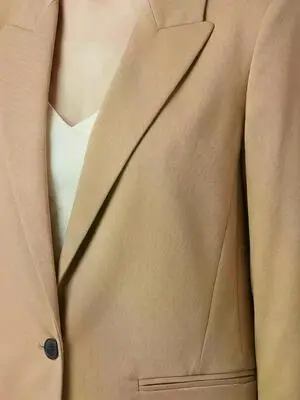 FORTE_FORTE Notched Lapel Single-button Jacket