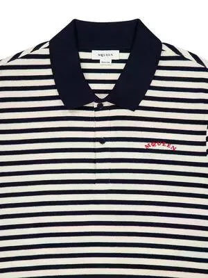 Alexander McQueen Striped Polo Shirt