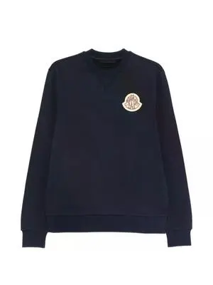 Moncler Logo-patch Sweatshirt - Blue