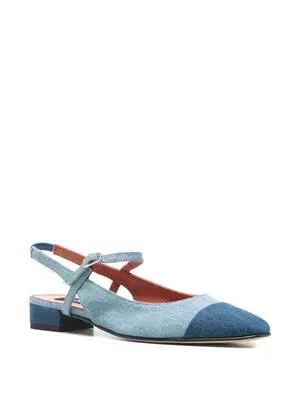 CAREL Oceano Flat Pumps - Blue