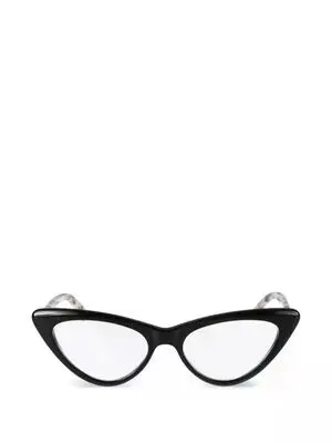 KADOR Papilio Cat-eye Frame Glasses - Black