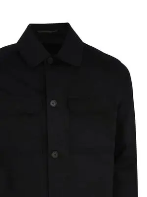 SLOWEAR Patch-pocket Over Shirt
