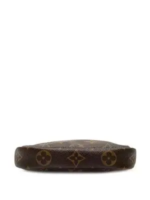 LOUIS VUITTON 2007 Monogram Mini Pochette Accessoires Handbag - Brown