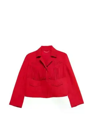 Ermanno Scervino Fringe Laser-cut Jacket