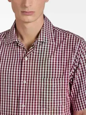SLOWEAR Checked Cotton Shirt