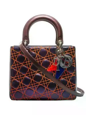 Dior 2011 Lady Quilted Leather Cross Body Bag
