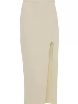 Victoria Beckham Split-detail Maxi Skirt - Neutrals