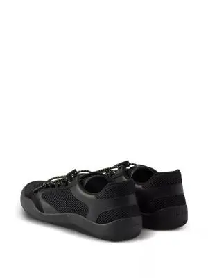 Prada Speedrock Panelled Sneakers - Black