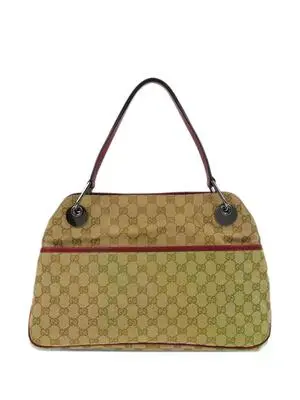 Gucci 1990-2000s Gg Canvas Tote Bag