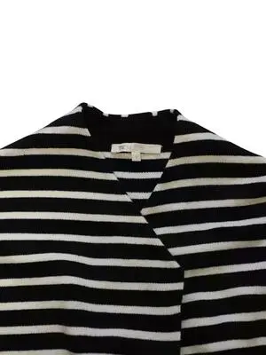 Maje Striped Knit Coat