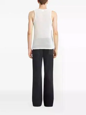 COURREGES Logo Graphic Tank Top