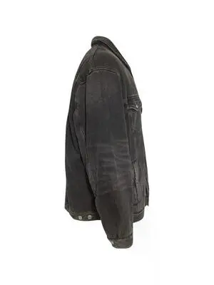 Balenciaga Mirror Denim Jacket - Grey
