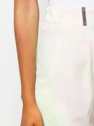 Peserico Slim-cut Tapered-leg Trousers With Pleat Detail