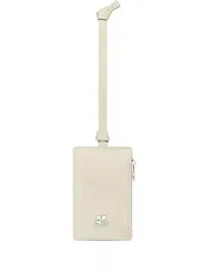 COURREGES Naplack Zip Cardholder - Neutrals
