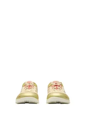 Burberry Check Matrix Sport Sneakers - Gold/clam Beige