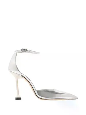 STUART WEITZMAN Ankle-strap Leather Pumps